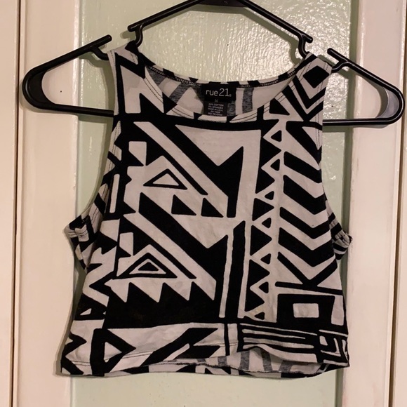 Tops | Aztec Crop Top | Poshmark